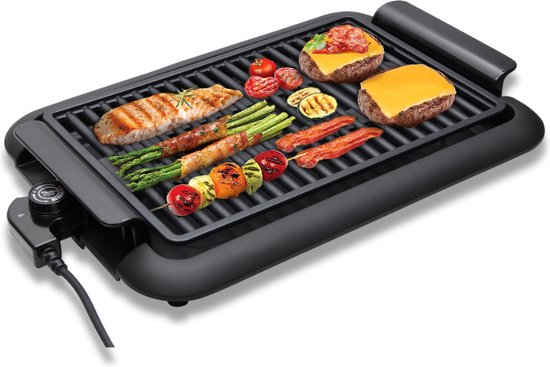 Tafelgrill - Elektrisch - Barbeque Grill en Vetopvangbaar - Keramisch ...