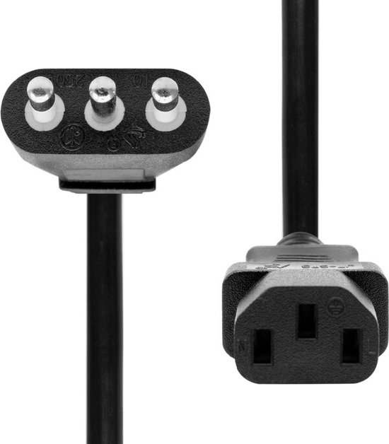 ProXtend PC-LC13-005 electriciteitssnoer Zwart 5 m Netstekker type L ...