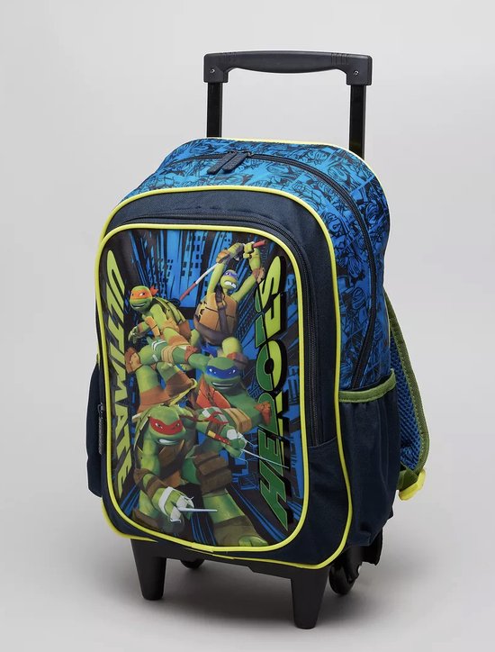 Nickelodeon Mutant Ninja Turtles Printed Trolley Backpack with Zip ...