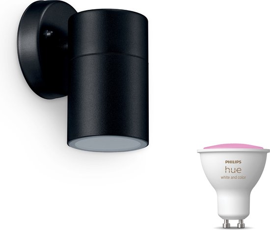 Philips Hue Kylis wandlamp - Buitenlamp GU10 - Wit & gekleurd licht | bol