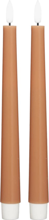Blokker Taper LED dinerkaars s/2 cognac | bol