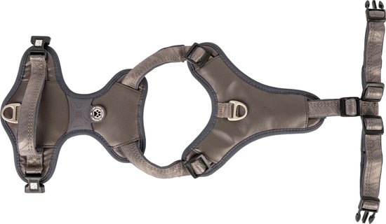 Max&Molly - GOTCHA! Smart ID Met QR Code - Honden Harnas - Steengrijs ...