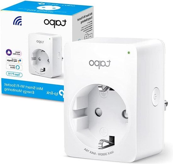 Smart WiFi-stopcontact met energieverbruiksregeling - werkt met Alexa ...