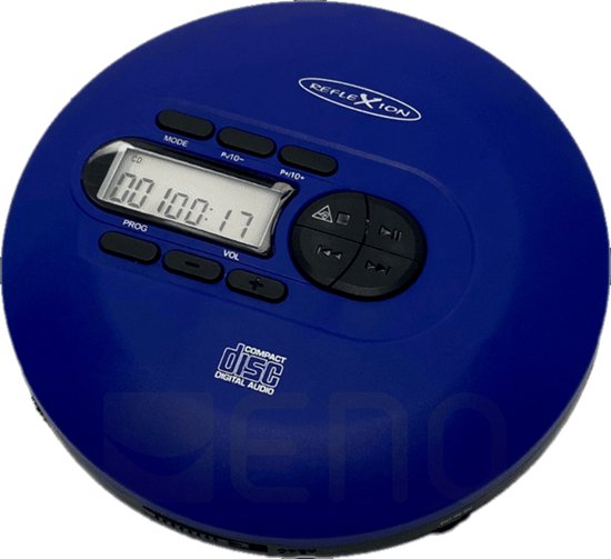 Reflexion PCD520 Discman/MP3-Player Anti-Shock Blauw | bol
