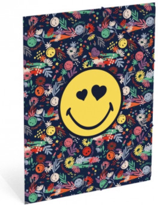 Smiley World Elastomap Dossiermap Opbergmap Elastieken Lannoo Graphics ...