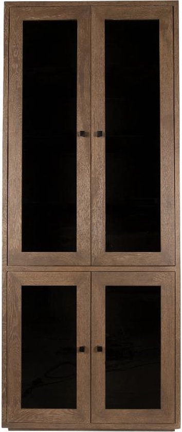 PTMD Oak Cabinet Armarium 4 doors Glay | bol