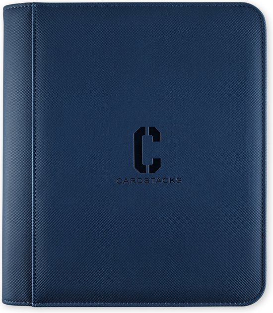 Cardstacks - Toploader Zip Binder 4 Pocket - Blue verzamelmap | bol