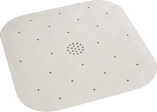 Douchemat natuurlijk rubber beige | bol
