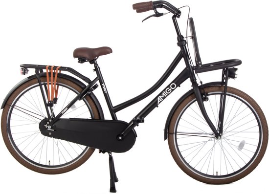 AMIGO Sturdy - Transportfiets - Omafiets met voordrager - Kinderfiets ...
