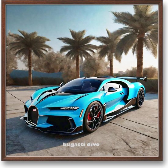 bugatti divo poster | auto posters | 50 x 50 cm | pop art streetart ...