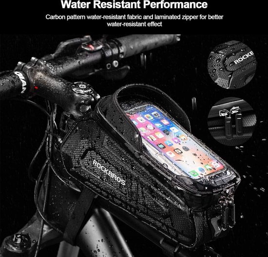 Fietsframetas - Waterdichte Gsm-tas met TPU-gevoelig Touchscreen ...