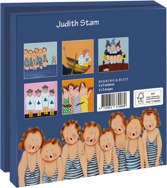 Kaartenmapje Gans Anders, Judith Stam 10 Stuks met Enveloppen | bol