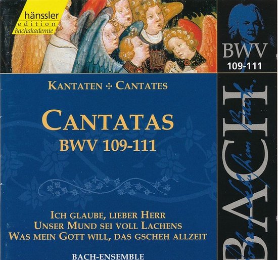 Bach-Ensemble, Helmuth Rilling - J.S. Bach: Cantatas Bwv 109-111 (CD ...