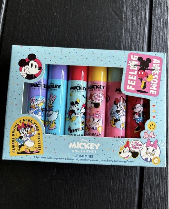 Disney Mickey Mouse Lip Balm Set - Giftset - Lippenbalsem Voor Kinderen ...