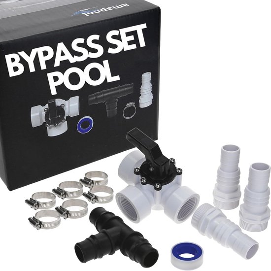 Amapool Bypass Set Pool 38 mm, 12-delige set voor zwembadverwarming en... | bol