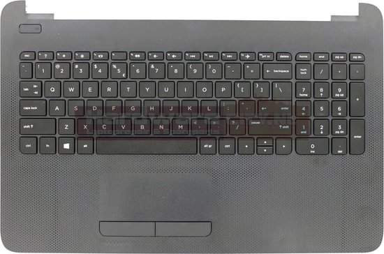 Topcover / Palmrest incl. keyboard geschikt voor HP 15-ac146nd (US/NL ...