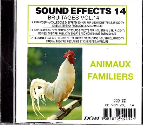 Geluidseffecten Vol. 14 Animaux, Sound Effects/Tring | CD (album ...
