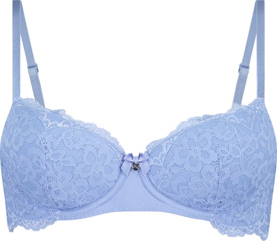 Hunkemöller Dames Lingerie Voorgevormde beugel bh Marine - Blauw - maat B80 | bol