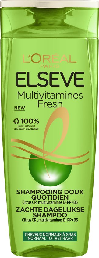 L'Oréal Paris Elsève MultiVitamine - Fresh Shampoo 250ml - Normaal Haar ...