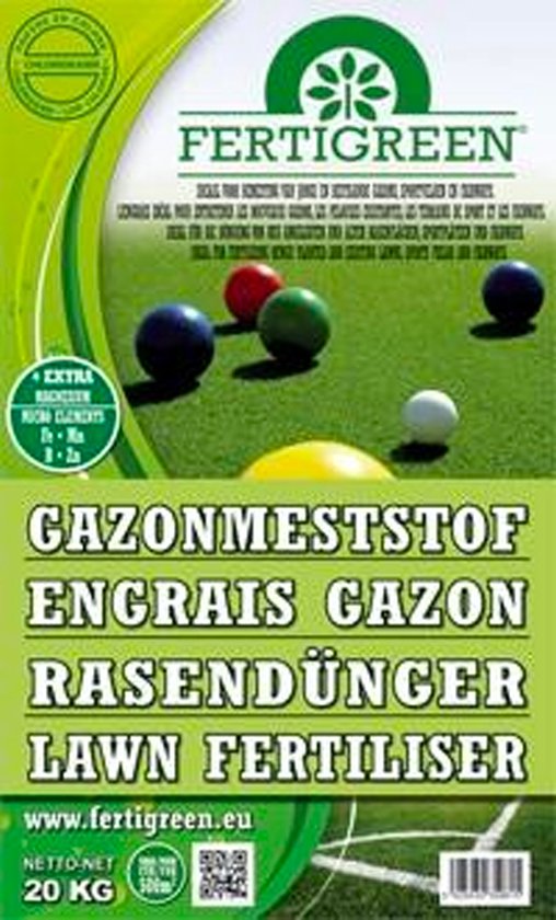 Gazonmeststof Fertigreen - 20kg - 500m² | bol