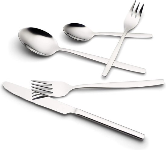 Tafelbestek Positano Silver Edition, 30-delig, voor 6 personen, 18/10 ...