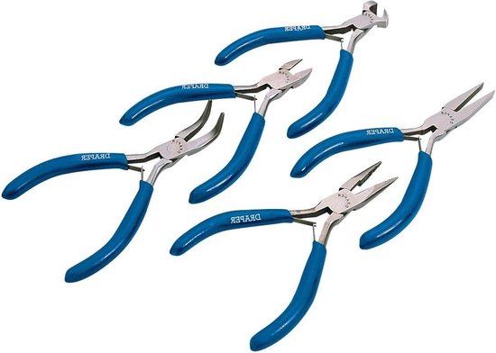 Mini Tang Set 5 Stuks Blauw - Carbon Steel - Hoge Kwaliteit | bol