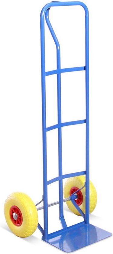 G-Rack steekwagen met P-handvat - stalen steekwagen met hoge rug en ...