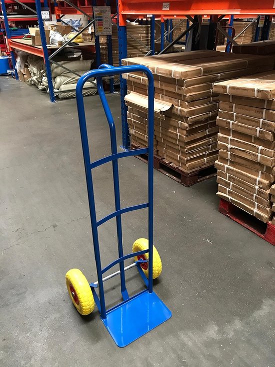 G-Rack steekwagen met P-handvat - stalen steekwagen met hoge rug en ...