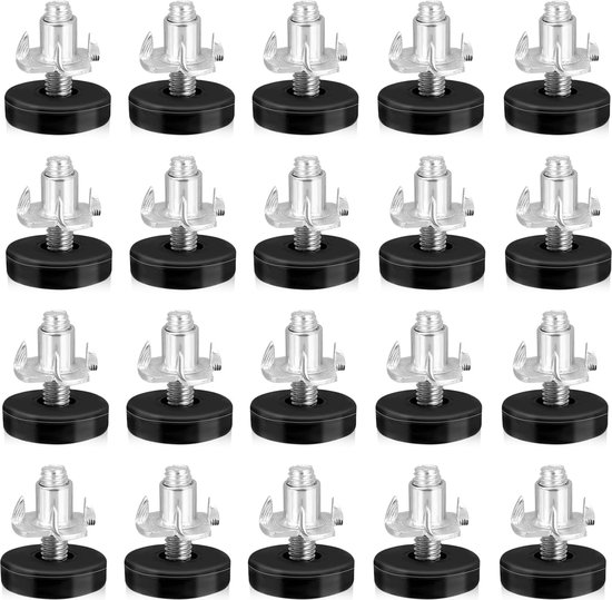 Set van 20 ronde meubelpoten, verstelbaar, regelschroef, stelpoten ...