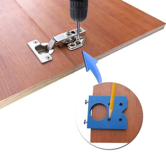Somstyle Scharnier Boormal - Houtbewerking Tool voor kast en deur ...
