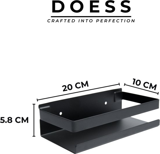 DOESS Doucherek- Douchemand- Badkamerrek-Badkamer Organiser-Rekje Voor ...