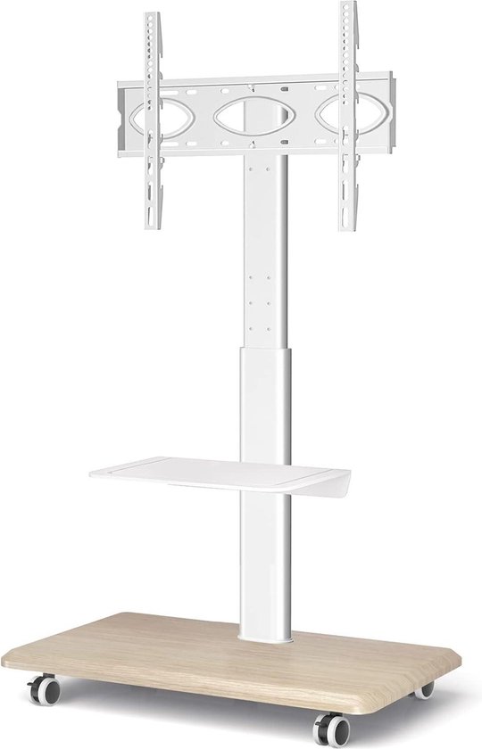 Mobiele Swivel TV Stand op Wielen voor Meest Platte en Gebogen 26-65 ...