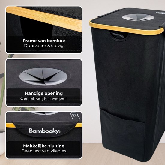 Bambooky. - Afvalscheiding - Recycle afvalbak - 100L - Statiegeld ...