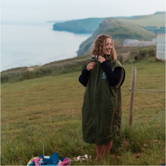 Nyord Primaloft Outdoor Afneembare Mouwwissel Robe - Khaki / Ecru | bol