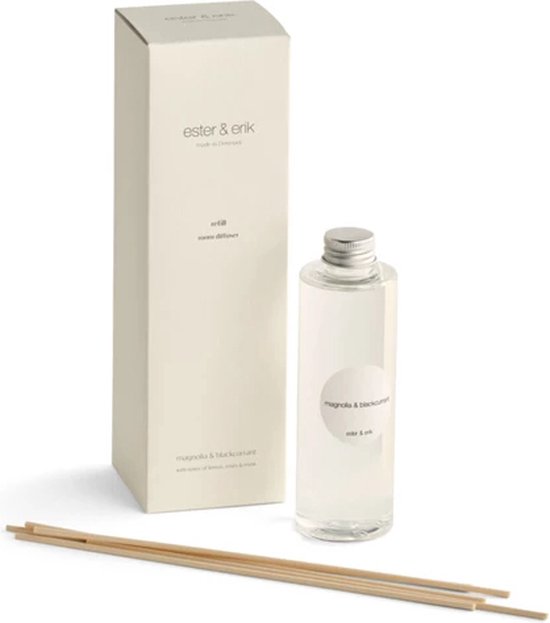 Ester & Erik Scented refill diffuser fig leaf & leather | bol