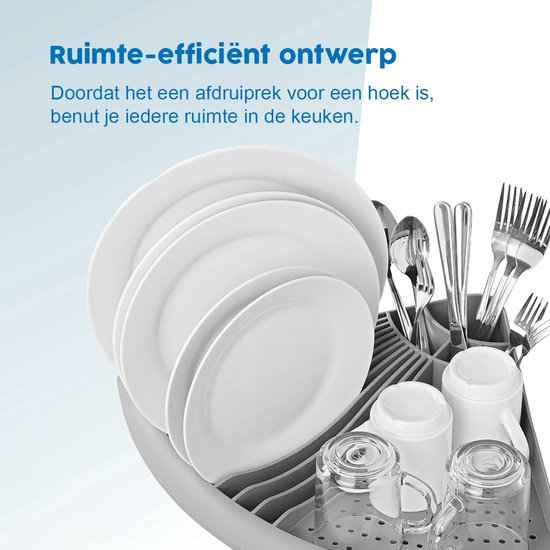 ProPlus Afdruiprek voor Hoek - 50 x 34 x 9 cm - Druiprek ...