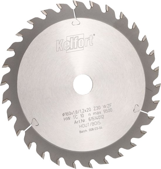 CIRKELZAAGBLAD HM 160X20 1.8/1.2 30WZF | bol
