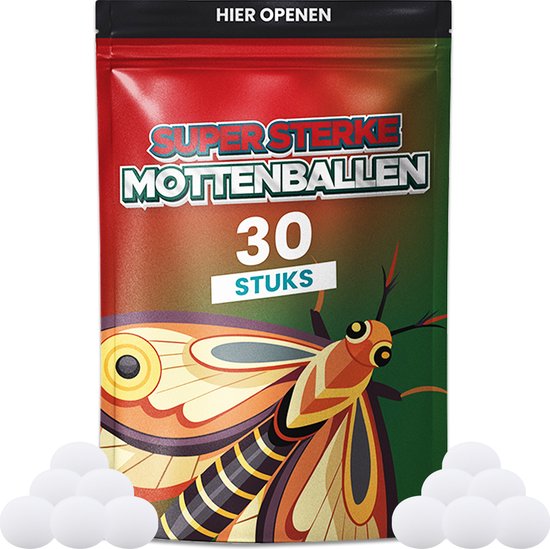SUPER STERKE MOTTENBALLEN - Kleding en Voedsel Bescherming ...