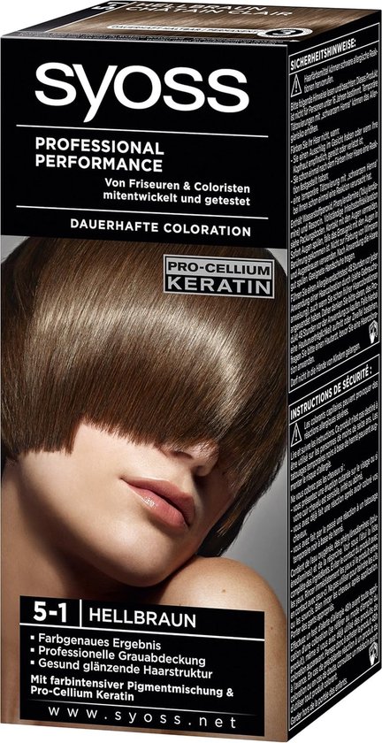 Syoss - Haarverf - 5_1 - Lichtbruin - 115ml | bol