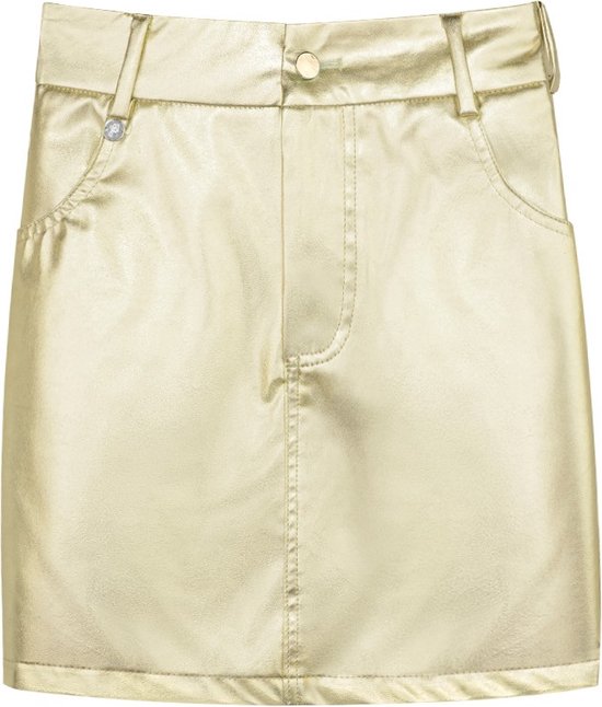 Metallic rokje - mini rok - lente/zomer - dames - goud - maat L | bol