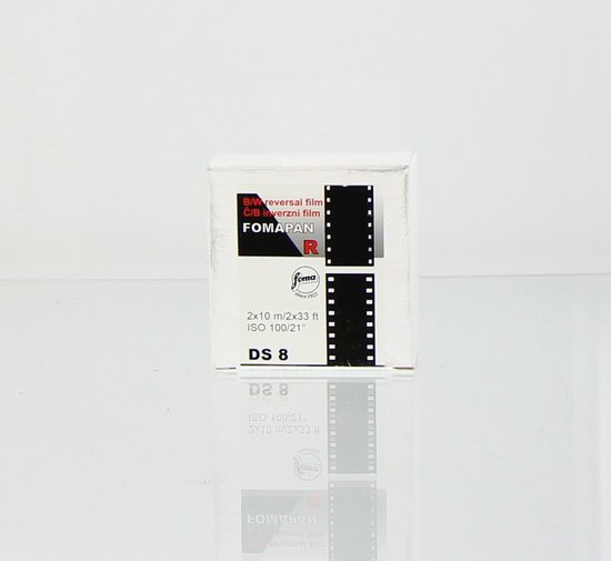 Fomapan R B/W reversal film 2x8mm / 10 meter (dubbel super 8 geen super ...