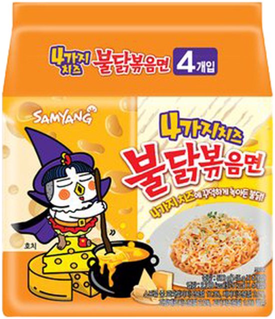 Samyang Buldak Quatro Cheese noodles 5 pack | bol