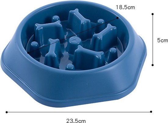 Slow Feeder Blauw | bol