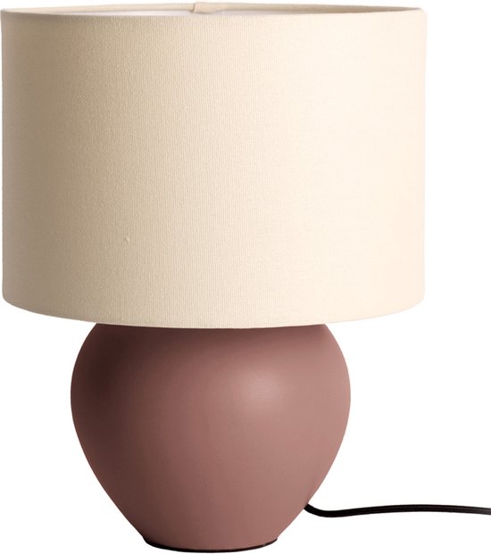 Leitmotiv - Tafellamp Alma Cone - Chocoladebruin | bol