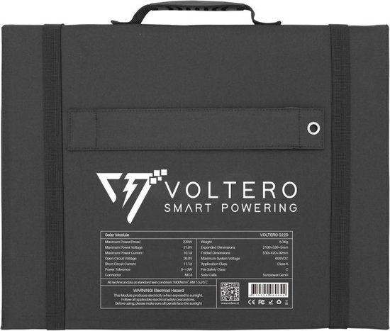 Voltero - Power Station & Zonnepaneel set - PS12 992Wh LiFePo4 Power ...