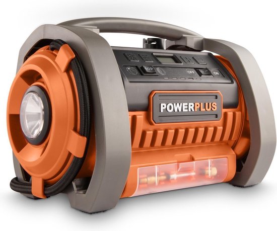Powerplus Dual Power POWDP7040 Compressor - 20V - Max. 11 bar ...