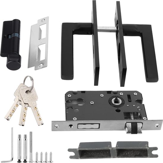 Box Lock Ruimte Aluminium Deurslot Set - Complete Set met 3 Sleutels en ...