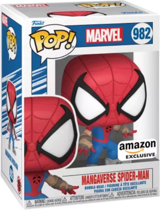 Funko Pop! Marvel Mangaverse Spider man #982 Exclusive Amazon Sticker | bol