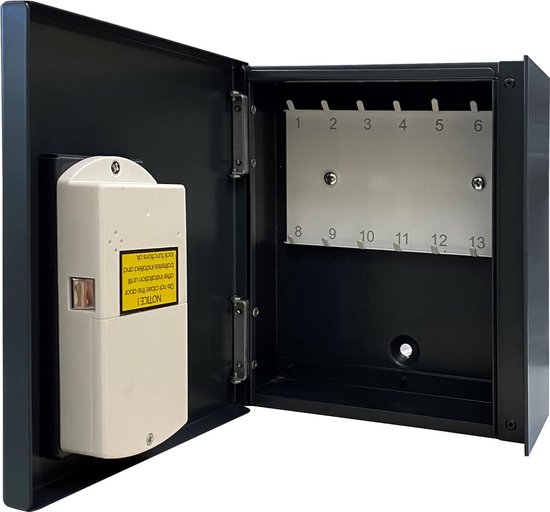 Sleutelkast met elektronisch slot en 14 haken - Eenvoudige montage - 22 ...