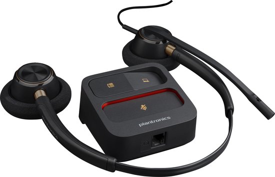 POLY EncorePro 520 Binaural Headset +Quick Disconnect Bedraad Hoofdband ...